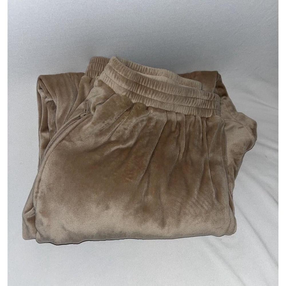 Skims High Waisted Jogger Pants Honey Beige Velour 2x… - Gem